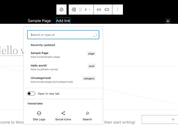 Navigating the WordPress navigation block - Extendify