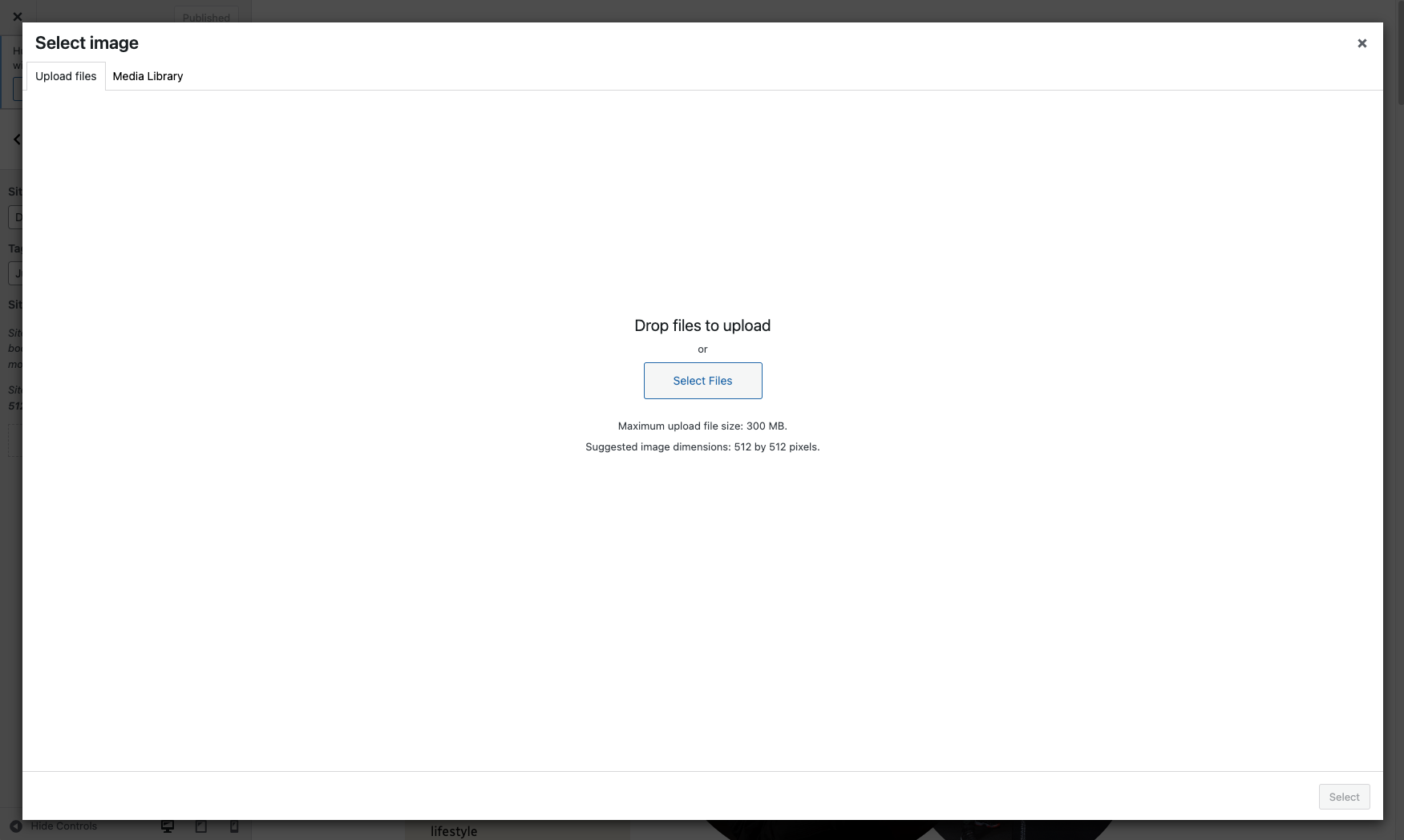 How to add a site icon - Extendify